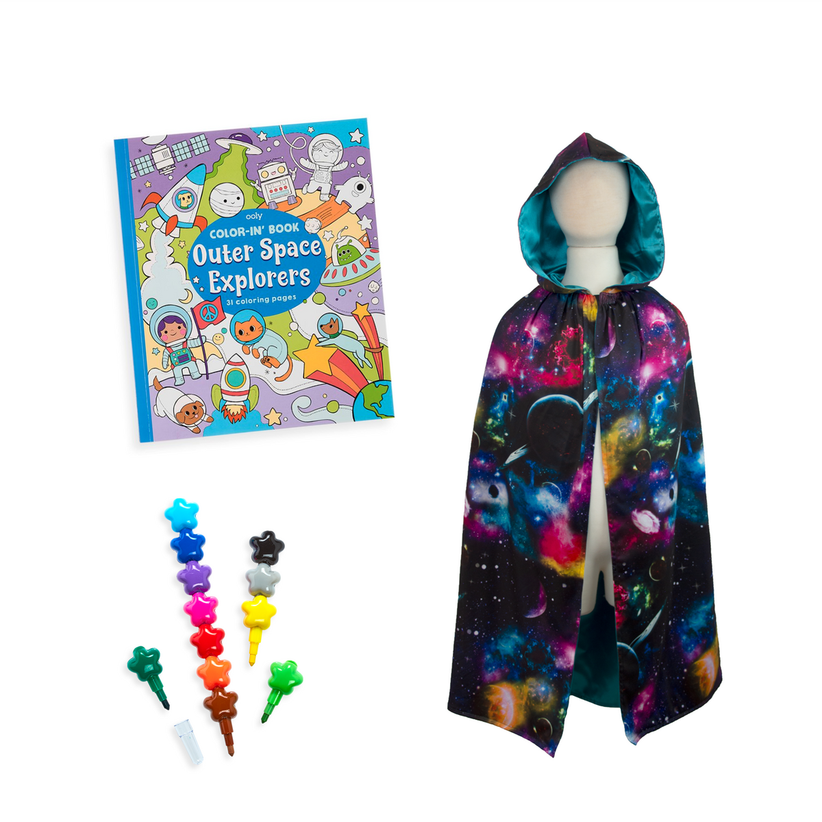 Galaxy Cloak & Color – POP Party Favors